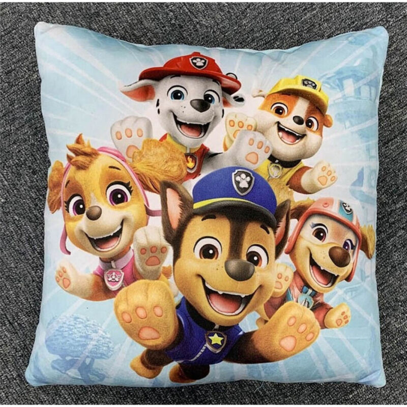 Coussin 35x35 Pat Patrouille avec Chase, Marcus, Ruben, Zuma et Stella