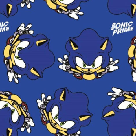 Plaid - Sonic Super Héros - 110 cm x 150 cm