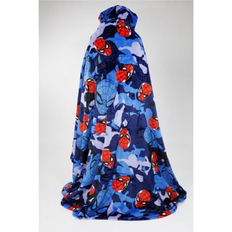 Plaid à capuche 120x150 cm Spiderman