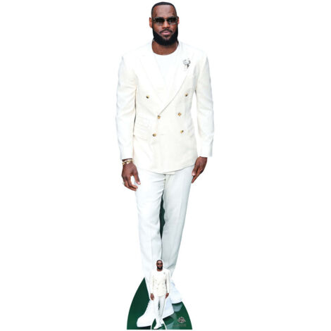 PLV carton LeBron James 197 cm impression HD pour evenementiel ...