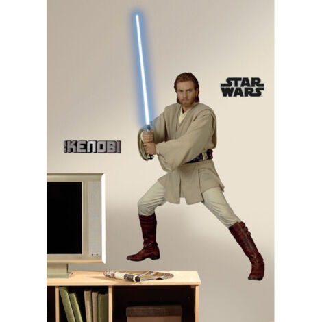 Stickers Géant Obi Wan Kenobi (Ewan Mcgregor) Star Wars