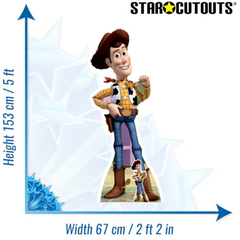 Figurine en carton Toy Story - Woody Hauteur 140 CM
