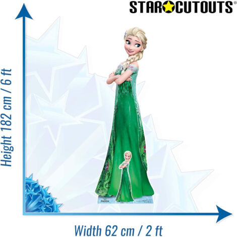 Figurine en carton Disney La Reine des Neiges : Une fête givrée Elsa ...