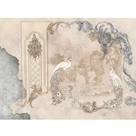 Poster Thème Style Moderne Rococo - 360 x 270 cm