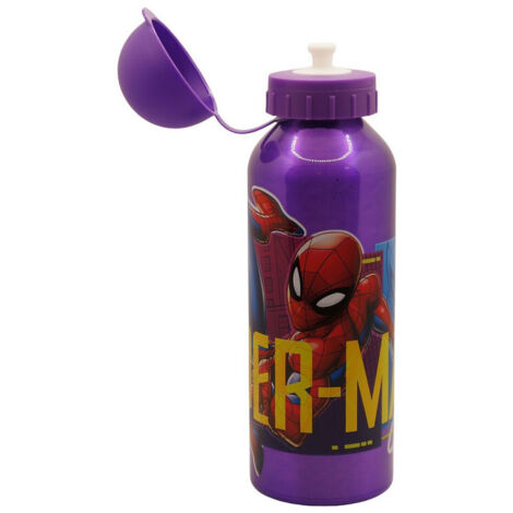 Gourde Violette Bouchon Violet Marvel Spiderman - 500 ml