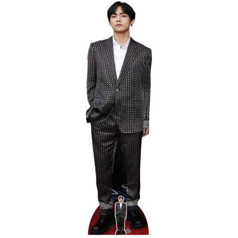 Figurine en carton Kim Tae-hyung -BTS (kpop) -Haut 180cm