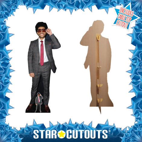 Figurine en carton The Weeknd - Chanteur Canadien - Haut 183 cm