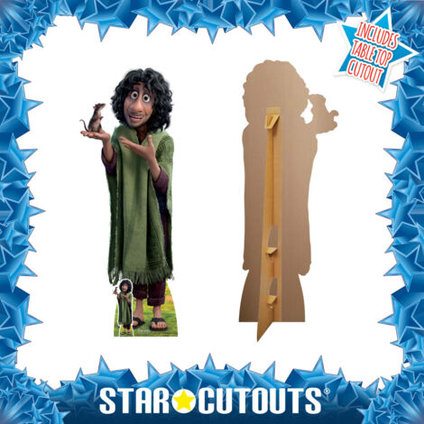 Figurine en carton Encanto : Bruno Madgrigal avec un rat dans la main ...