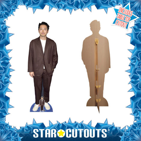 Figurine en carton Steven Yeun - Acteur Américain et Sud Coréen - Haut ...