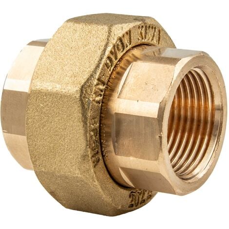 Viega Rotguss Verschraubung IG/IG 1/4 Zoll - Typ 3330 - flachdichtend