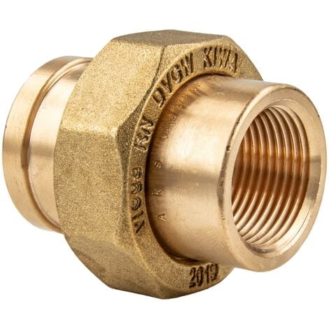 Viega Rotguss Verschraubung IG/IG 1/2 Zoll - Typ 3340 - konisch dichtend