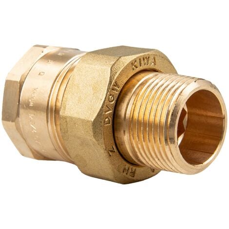 Viega Rotguss Verschraubung AG/IG 1/2 Zoll - Typ 3341 - konisch dichtend