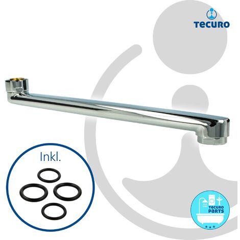 tecuro S-Auslauf für Wand-Armaturen 3/4 Zoll konisch dichtend, Länge ...