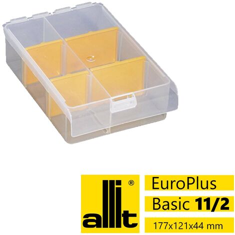 Allit Sortimentskasten EuroPlus Basic11/2-4, 2-6 Fächer,4 flexible ...