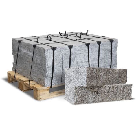 Galamio Granit Randsteine 40-20-10 gesägt gebrochen 900kg