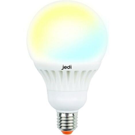 Jedi lighting - LAMPADINA E27 je0187521, 2 in1, acrilico, bianco, 20 x ...