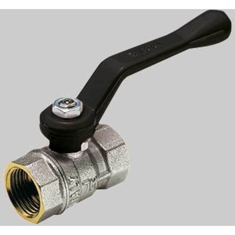 VALVOLA A SFERA PASSAGGIO STANDARD FF LEVA ALLUMINIO 2 PN 25 TIEMME