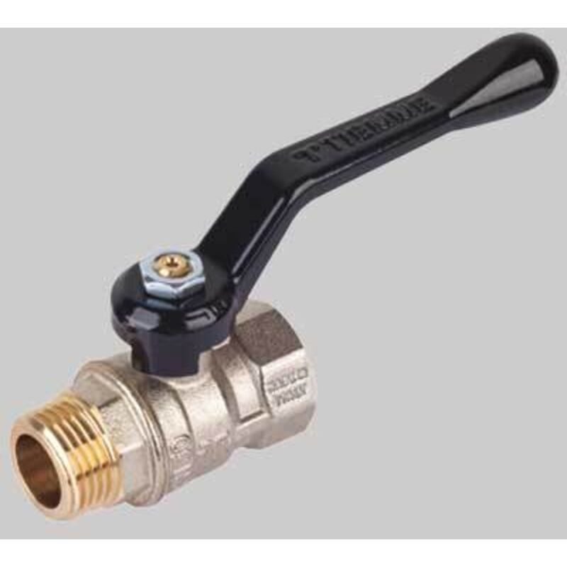 VALVOLA A SFERA PASSAGGIO STANDARD MF LEVA ALLUMINIO 2 PN 25 TIEMME