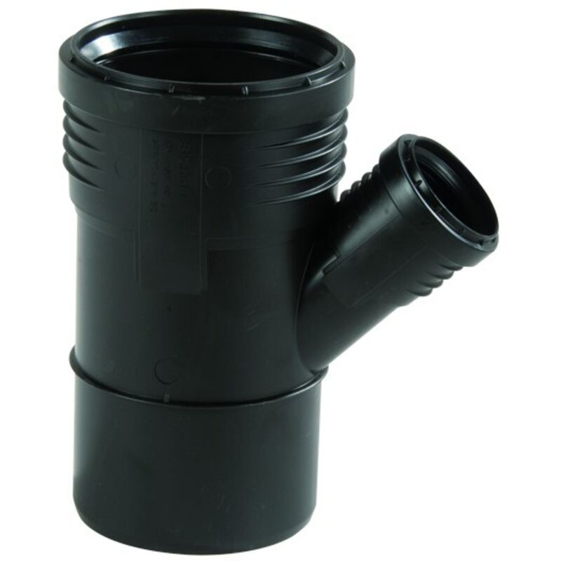 BRAGA RIDOTTA 45 ° AD INNESTO IN PP CON GUARNIZIONE SERIE SILENT EE 75/ ...