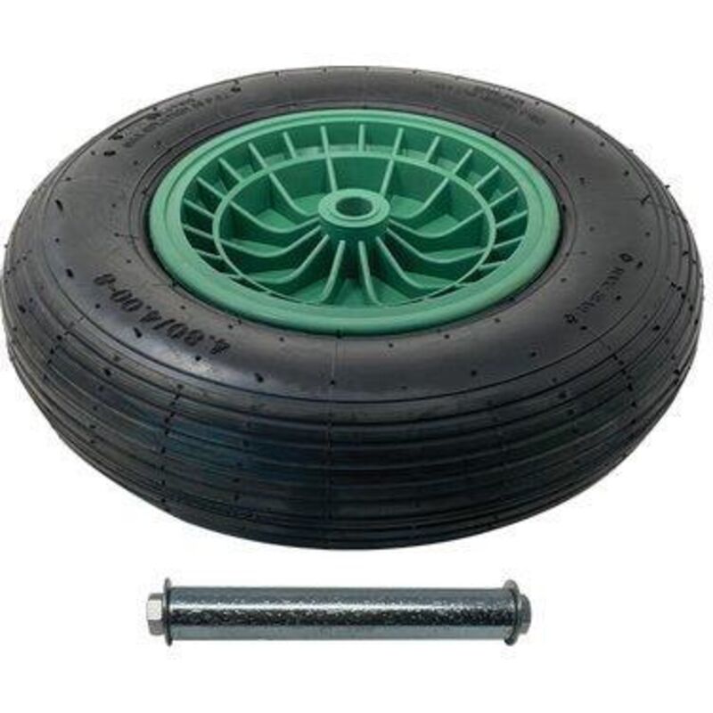RUOTA PNEUM CARRIOLA GARDEN BIGTWO PRIMULA HAND 4.00X8 DISCO PP ASSE MM ...