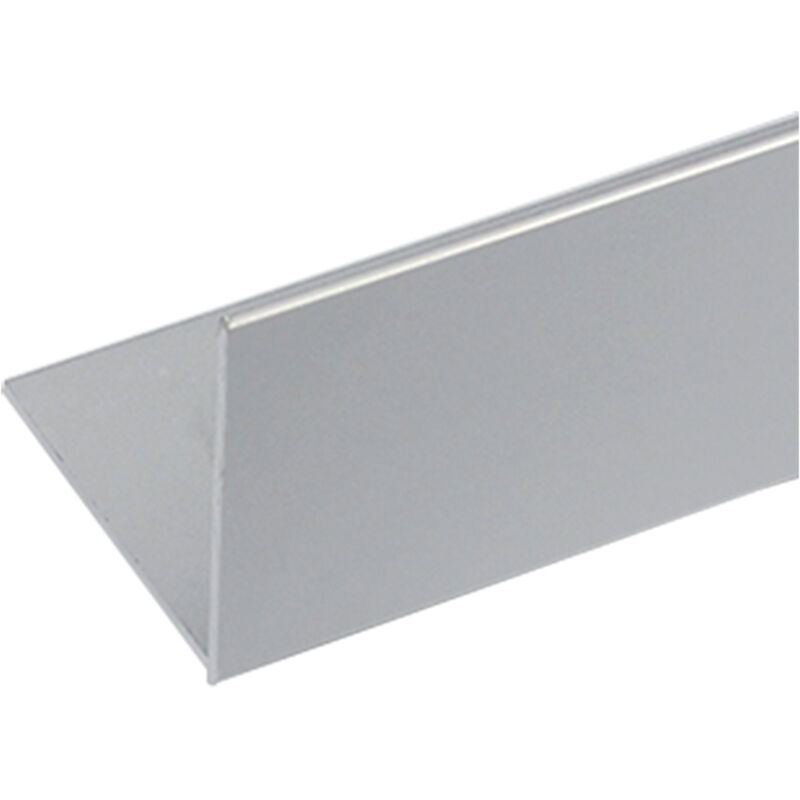 PROFILO PER FAI DA TE ANGOLARE mm 10 x 10 x 1 - mt 1 col.argento- 15 ...