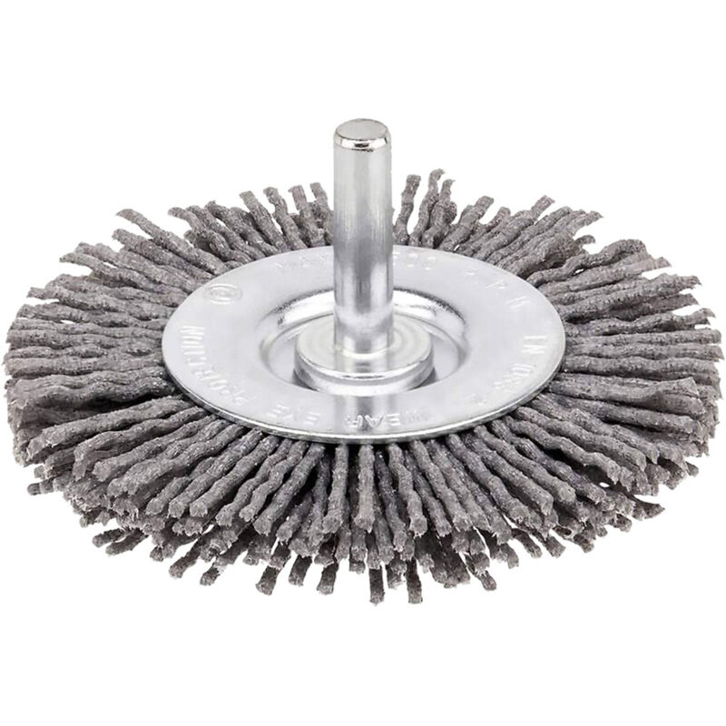 SPAZZOLA CIRCOLARE CON GAMBO Ø mm 75 - spessore fili 10 mm - STANLEY