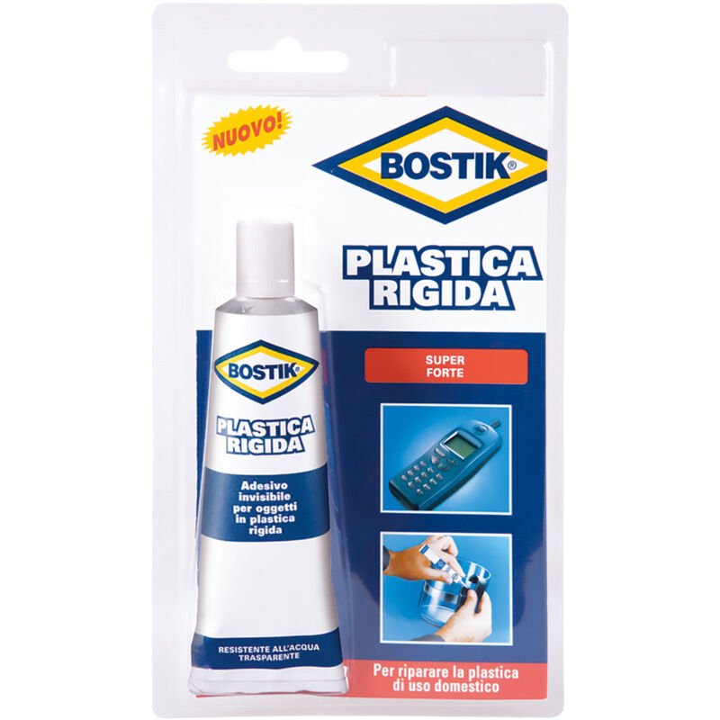 ADESIVO 'PLASTICA RIGIDA' gr. 50- 6 blister - BOSTIK