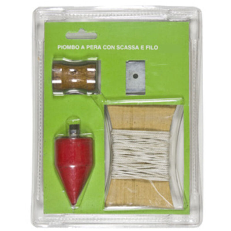 PIOMBO A PERA C/SCASSA E FILO 500 G- DIMA STAR- 1,0 pz