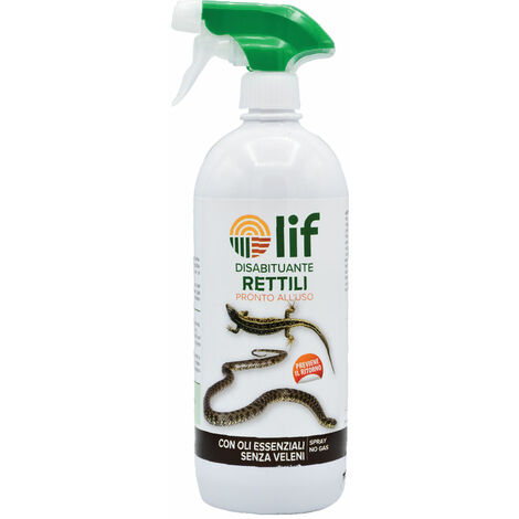 Disabituante per rettili e gechi ml 1000 LIF