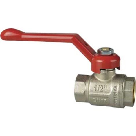 Valvola a sfera f-f pass.tot. leva alluminio 1 Icma