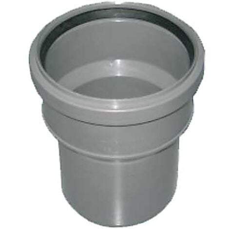 Raccordo di passaggio pvc-pp riduzione m 110 pp x f 125 pvc c/guarn.