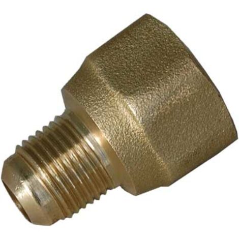 Raccordo filettato femmina per condizionamento f. 3/8 x 1/4