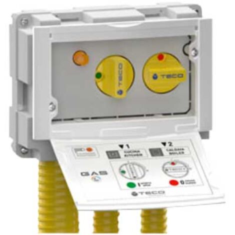 Cassetta collettore gas k7 1" x 3/4 Teco