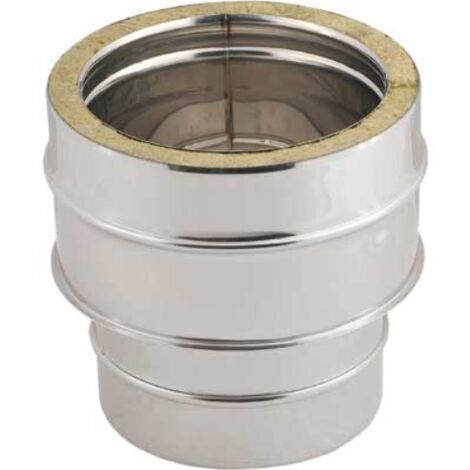 Raccordo da mono parete a doppia parete 130 180 130