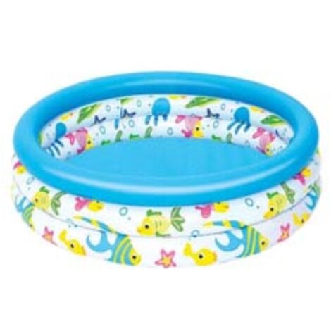 Piscina "kids pool" 3 anelli +2 anni - cm.102x25 peso kg.0,650 (art.51008) Bestway