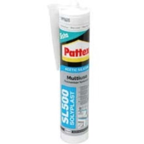 PATTEX SILICONE SISTA SL-500 ACETICO COLORATO- - ml.300 avorio - 3 ...