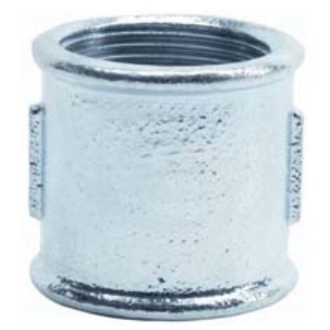 Manicotto femmina femmina in ghisa zincata - ff 4" 1 pezzi