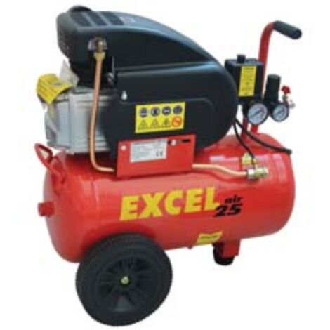 Compressore coassiale lubrificato a olio air 25 lt.24 hp 2 monofase 1 ...