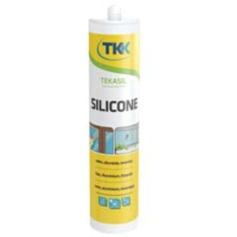 Silicone acetico tekasil universal - ml.280 trasparente 20 pezzi Tkk