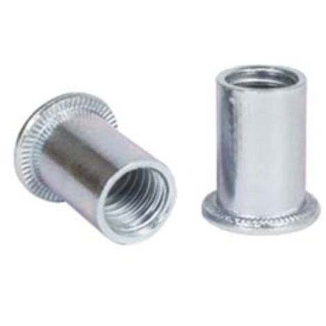 Inserti filettati a testa cilindrica in acciaio - m3 200 pezzi