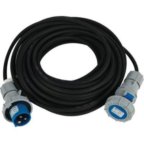 Prolunga industriale blu electraline 2p+t 16a ip67 n°xmmq 3x2,5 mt 20 ...