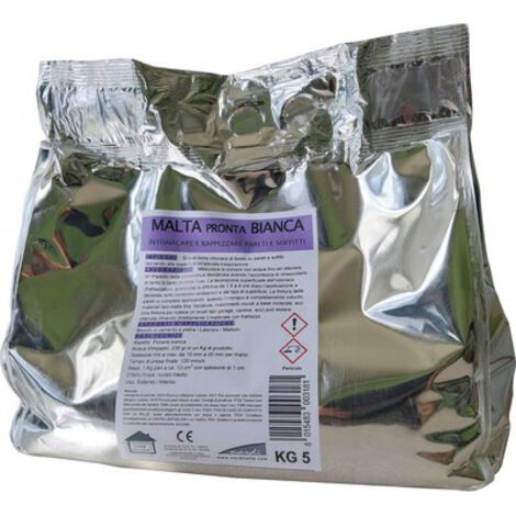 Intonaco pronto bianco briko line kg 5 (5 pezzi)