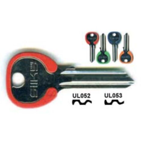 Chiavi per cilindri universal 4 spine grandi - ul052dz dx silky 4 colori assortiti 100 pezzi Silca