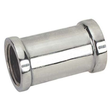 Manicotto ottone cromato 270 gebo 1/2f (10 pezzi) Gebo