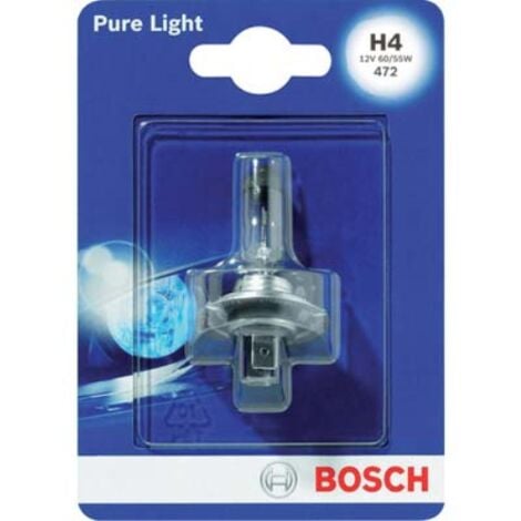 Lampada auto anteriori pure light h4 001 bosch alogena volt 12 watt 60/55 (4 pezzi) Bosch