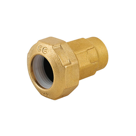 Raccordo femmina ridotto in ottone per tubo pe 1" x 40CAVAL