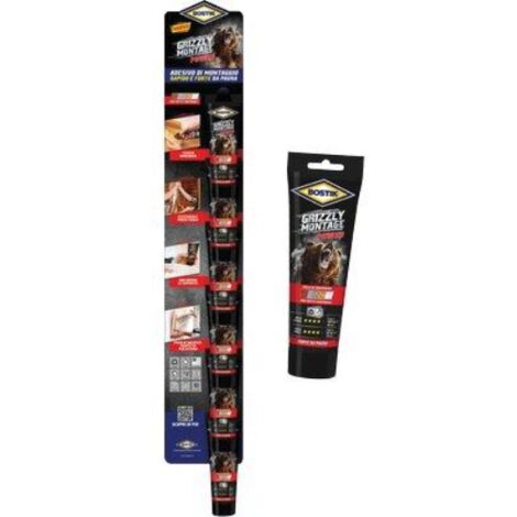 Bostik grizzly montaggio power gr 250 (6 pezzi) Bostik