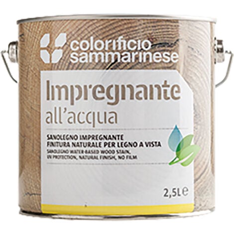 Impregnante 'sanolegno' lt. 0,750 bianco (6 pezzi) COLORIFICIO SAMMARINESE