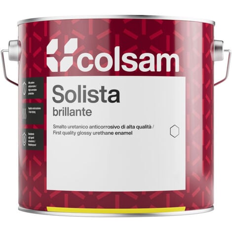 Smalto sintetico brillante 'solista' lt. 0,750 turchese (6 pezzi ...