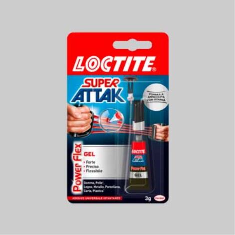 Colla 'super attak power flex' 3 gr LOCTITE